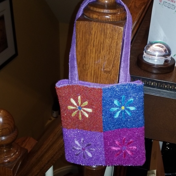 Bags | Fine Beaded Spring Mini Bag | Poshmark
